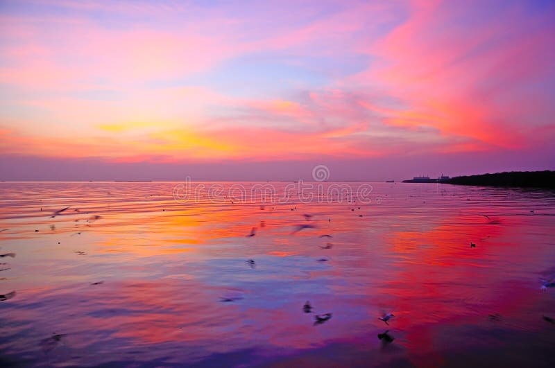 Sundown stock image. Image of gold, landscape, beautiful - 32821927