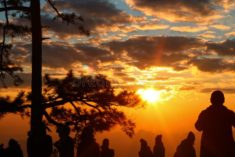 Before sundown stock photo. Image of silhouette, light - 225539362