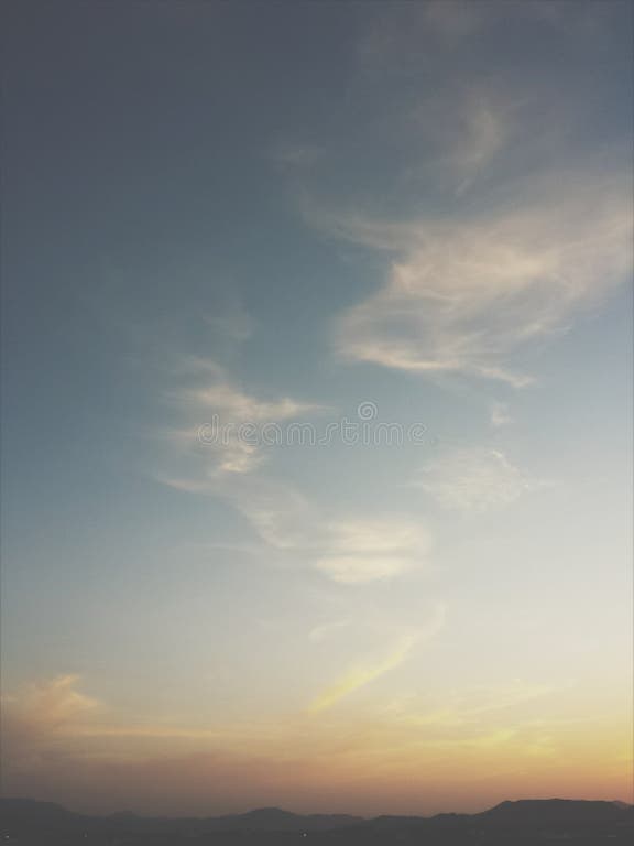 Sundown sky stock image. Image of sundown, winter, morroco - 88215525