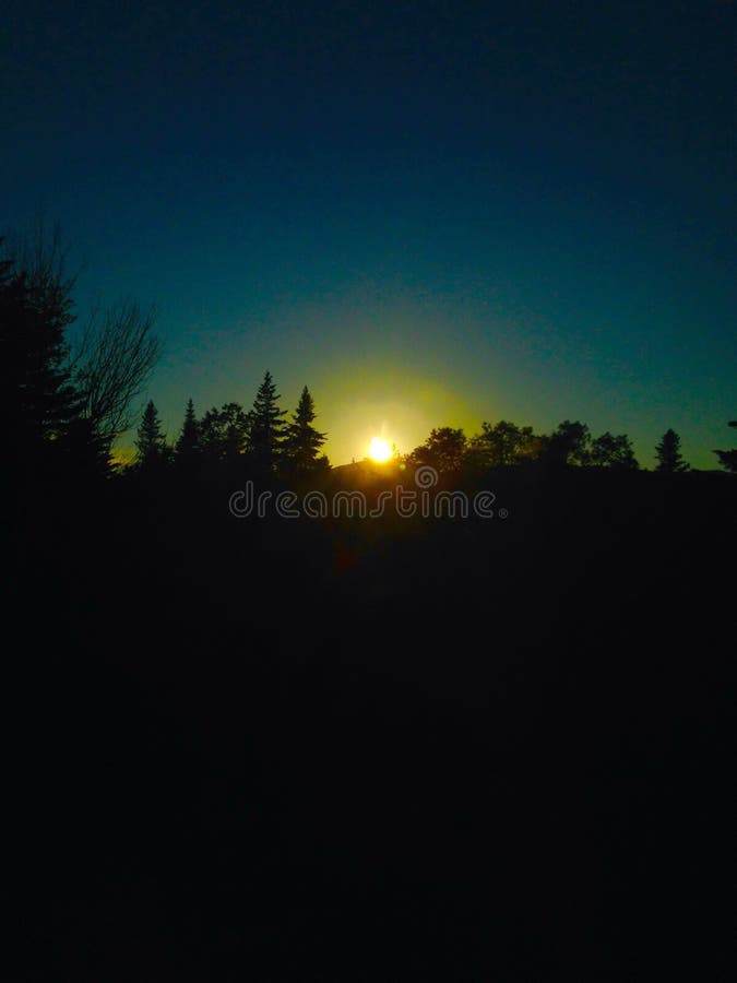 Sundown stock photo. Image of twilight, sunset, view - 55714692