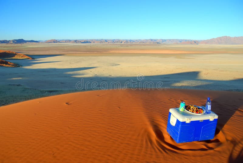Sundowner near Sossusvlei stock image. Image of wind - 26025895