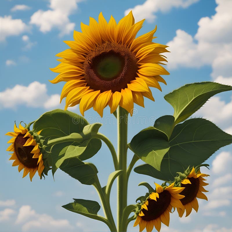 Sunflower Ai Painting Stock Illustrations – 12,605 Sunflower Ai ...
