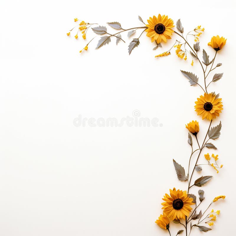 Sunflower Border To Create a Timeless Classic that Will Never Go Out of ...