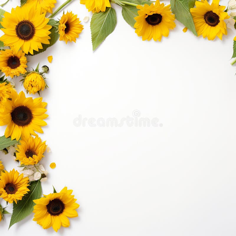 Sunflower Border To Inspire You To Be the Best Version of Yourself ...