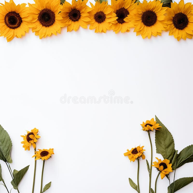 Sunflower Border To Inspire You To Be the Best Version of Yourself ...