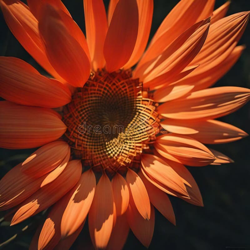 Sunflower in the Garden. Shallow Depth of Field. Toned Stock ...