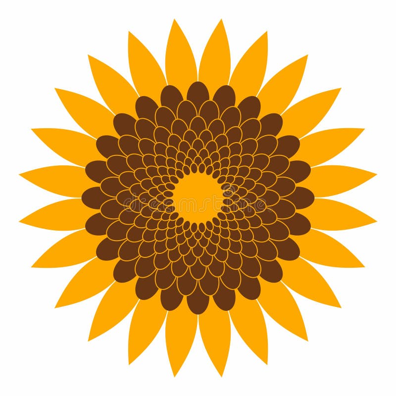 Sunflower Logo Template Vector Icon Stock Vector - Illustration of ...