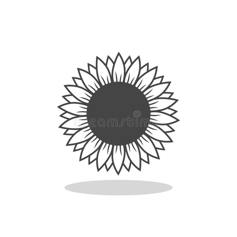 Sunflower Logo Template Vector Icon Stock Illustration - Illustration ...