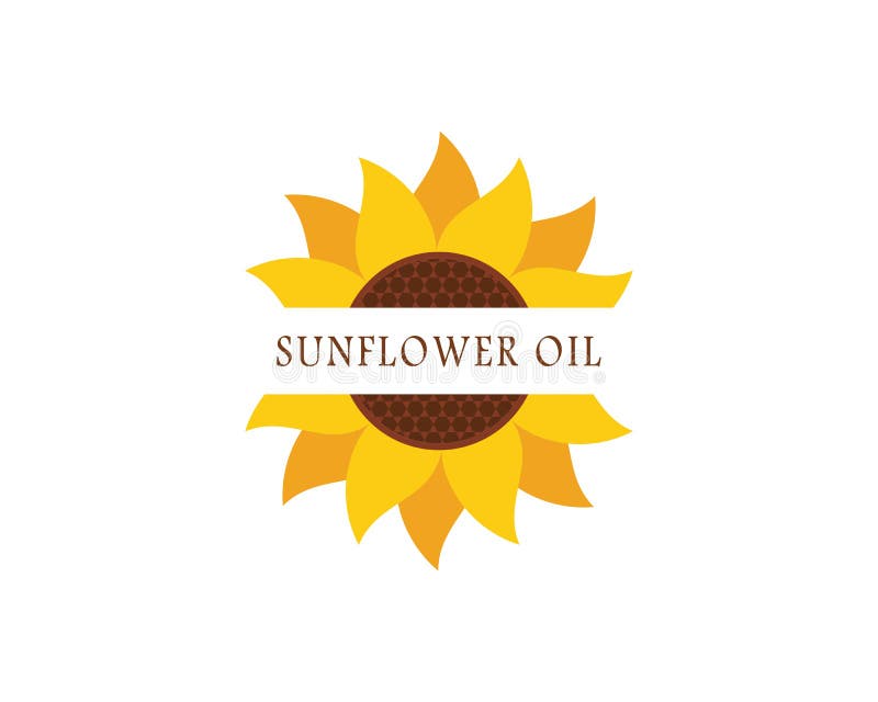 Sunflower logo icon vector stock vector. Illustration of single - 142833470