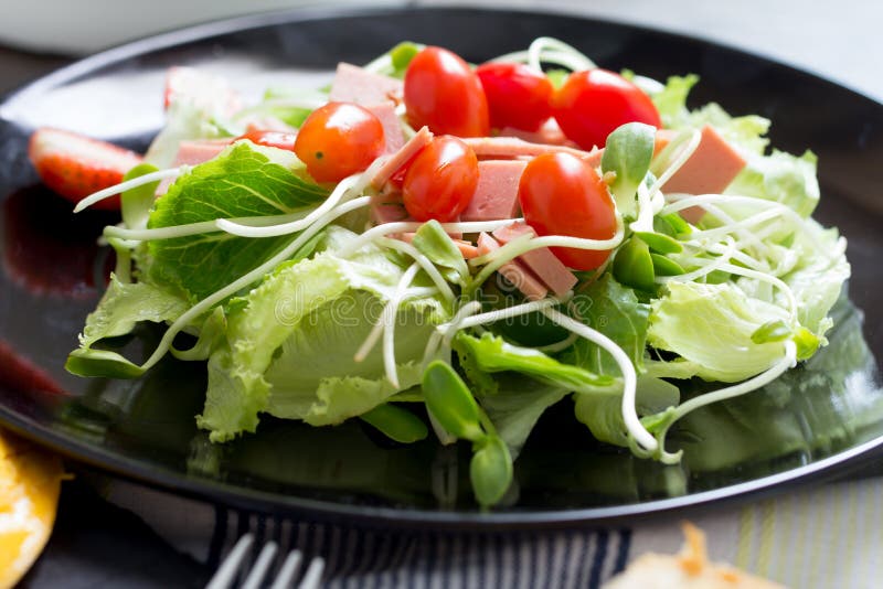 Cos salad stock image. Image of yummy, fresh, food, healthy - 148309191