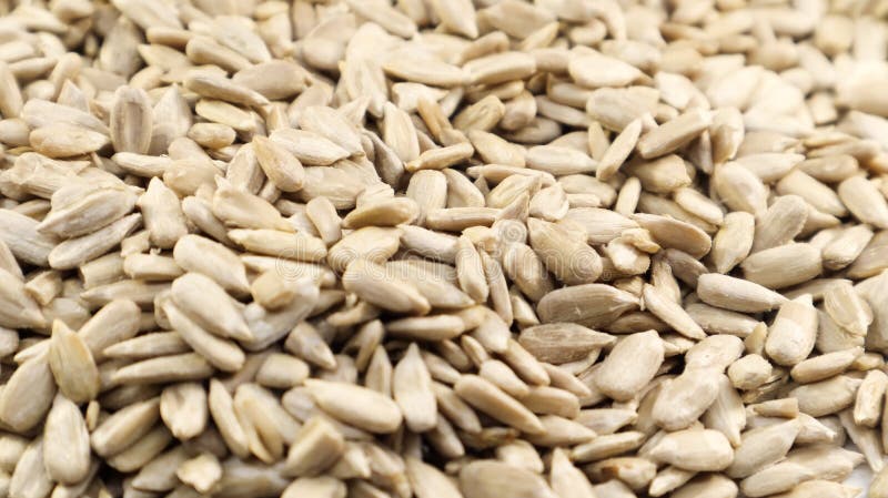 Sunflower Seeds, Peeled, without Shell. Background of Peeled Not ...