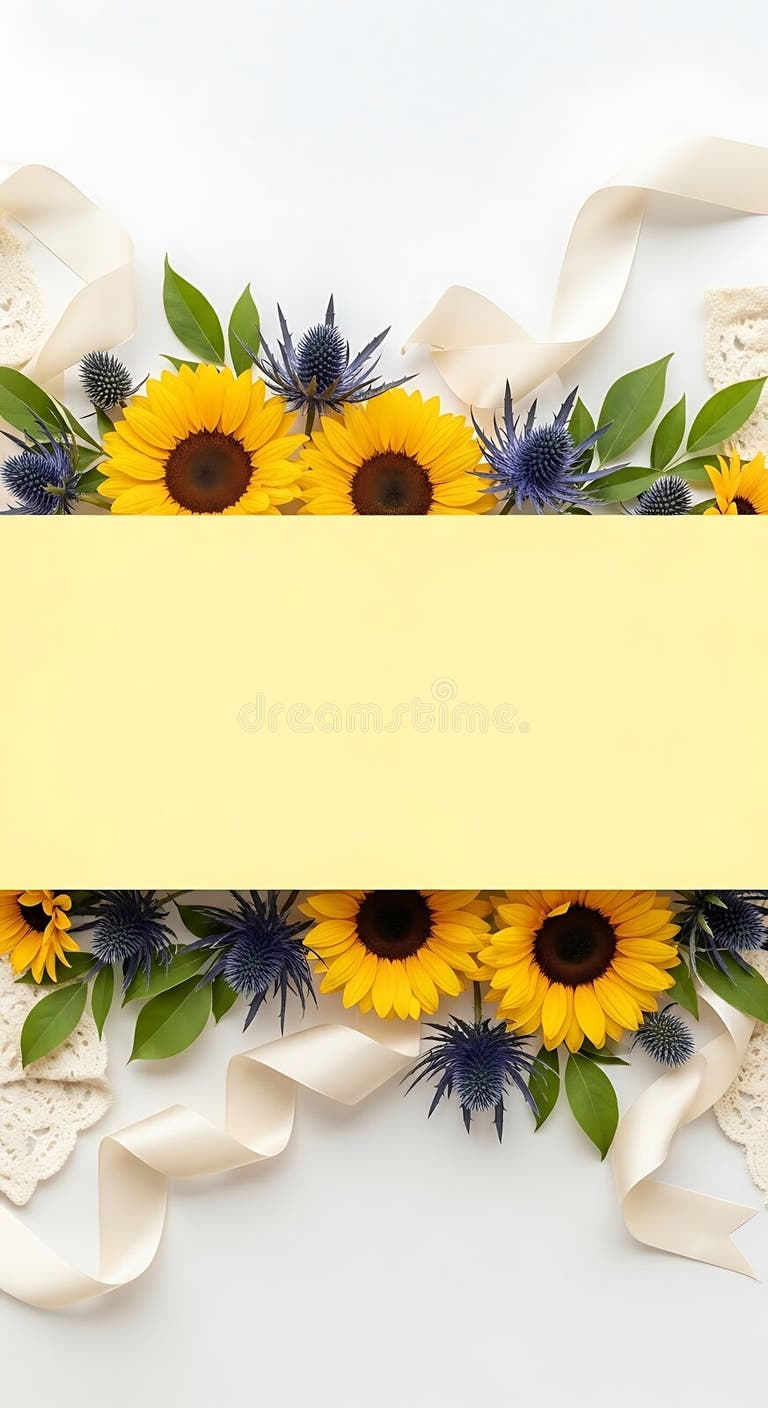 Sunflower Note Stock Illustrations – 353 Sunflower Note Stock ...