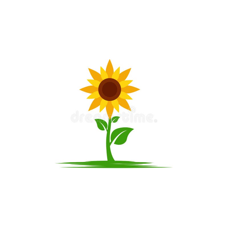 Sunflower Vector Icon Design Stock Vector - Illustration of garden ...