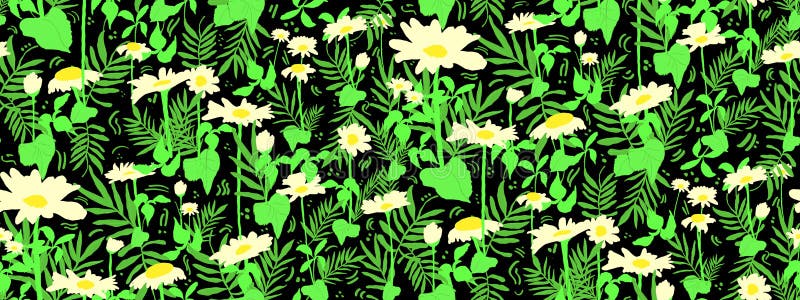 Sunflower Vibrant Design Half Brick Drop Repeat Pattern Seamless Stock ...