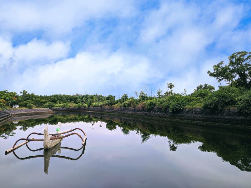 Sungai pulau serangan stock photo. Image of vehicle - 261940418