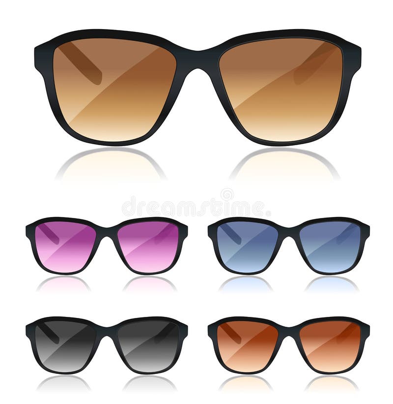Sunglasses illustration stock vector. Illustration of palms - 52004161