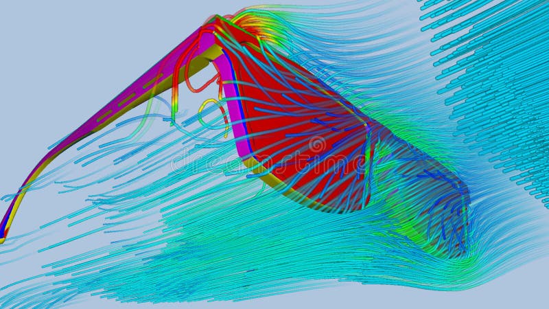 Sunglasses Airflow Simulation - CFD Simulation Computational Fluid ...