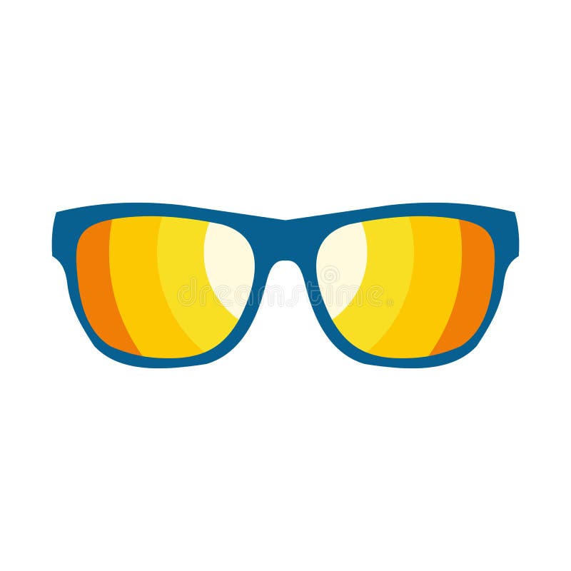 Sunglasses flat icon stock vector. Illustration of elegance - 79868020