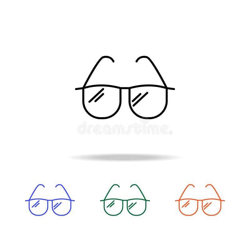 Sunglasses Icon. Elements of Simple Web Icon in Multi Color. Premium ...