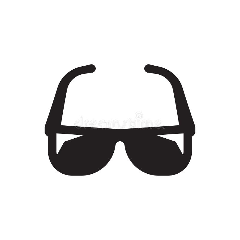 Sunglasses icon stock vector. Illustration of symbol - 184342041