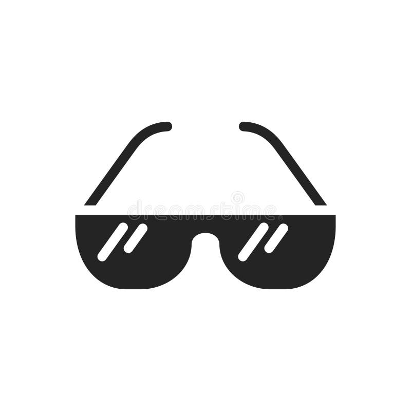 Sunglasses Icon. Summer and Rest Symbol. Isolated Vector Image Stock ...