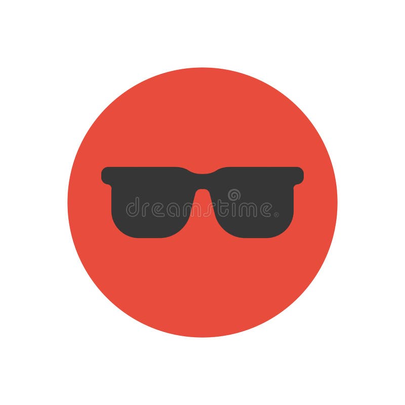 Sunglasses Icon Vector Illustration Stock Vector - Illustration of ...