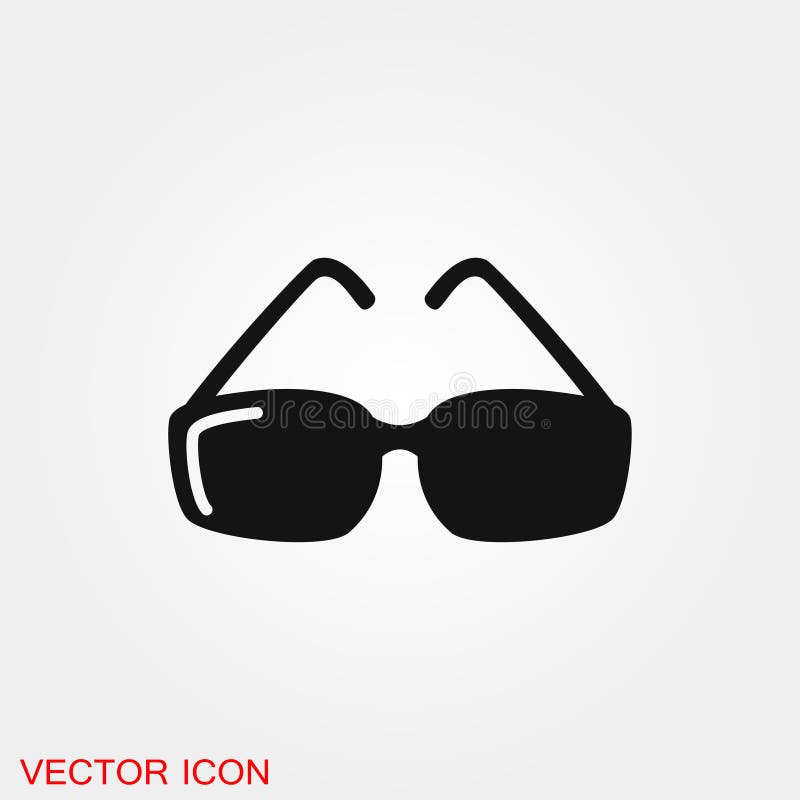 Sunglasses Icon Vector Sign Symbol for Design Stock Illustration ...