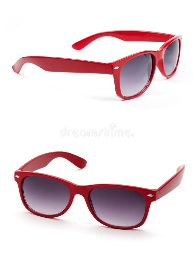 Red Sunglasses stock photo. Image of specs, colorful - 20631448