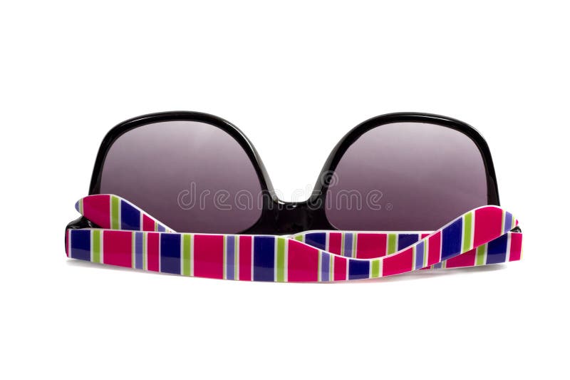 Sunglasses with Multi-colored Strips Stock Photo - Image of vacation ...