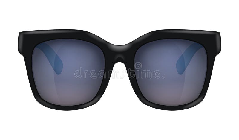 Sunglasses Realistic Illustration Stock Vector - Illustration of vision ...