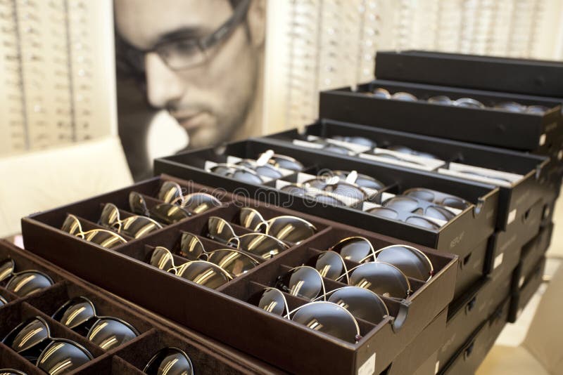 Sunglasses store editorial photography. Image of store - 57766477