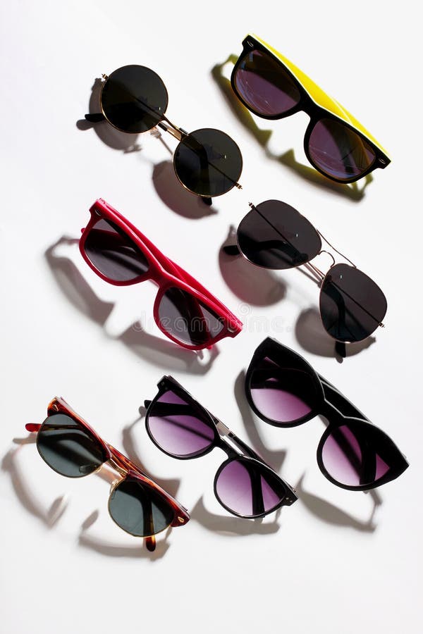 Multiple Pairs of Eye Glasses on Dark Gray Wrapped Paper, Trendy ...