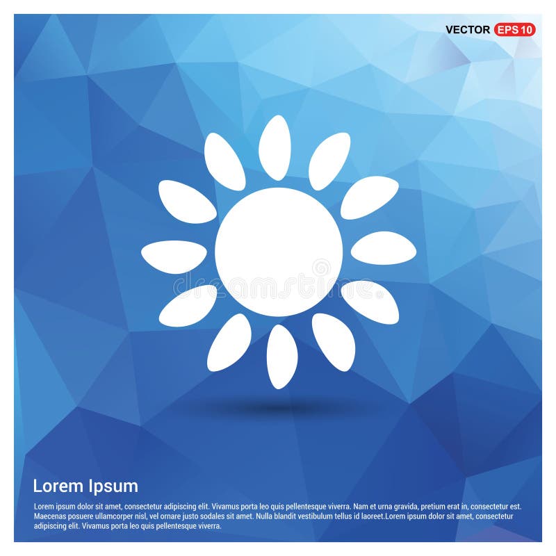 SunIcon stock vector. Illustration of concept, simple - 132417063
