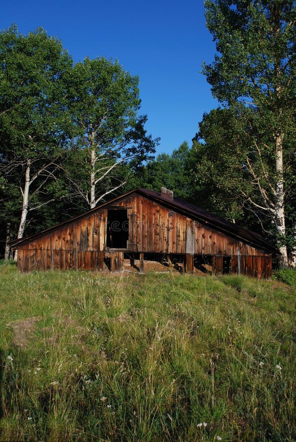 Sunken Barn stock photo. Image of ranch, nature, colorado - 11951528