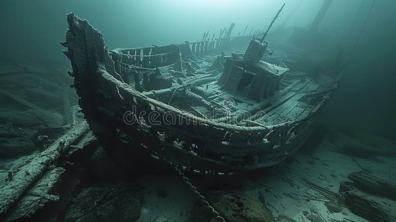 Sunken Beneath the Waves, the Eerie Remains of a Medieval Shipwreck Lay ...
