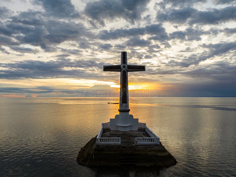 Sunken Cemetery in Camiguin Island. Philippines. Stock Photo - Image of ...