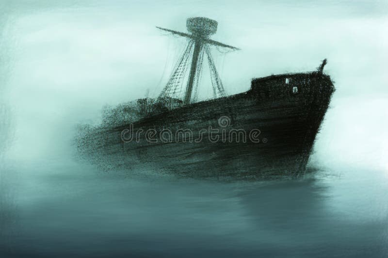 Sunken Pirate Ship Drawing Sunken Ship Daily Art Challenge