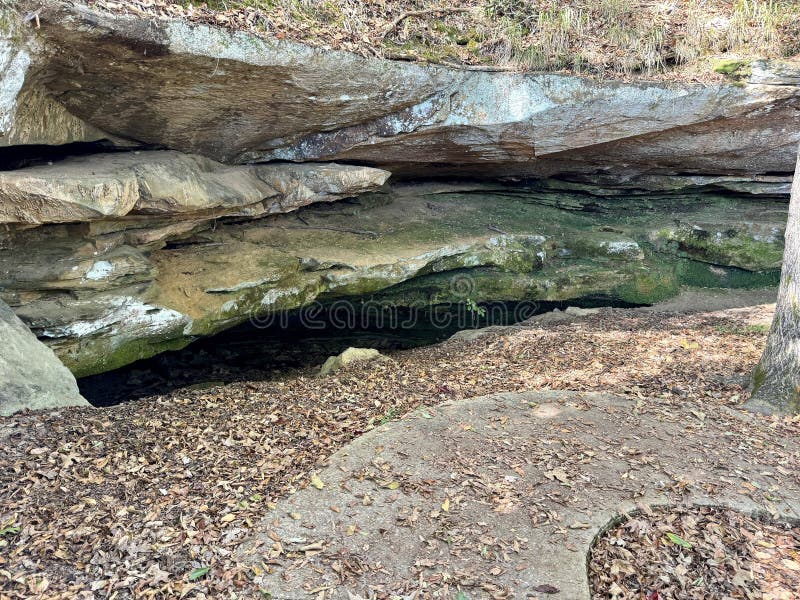 The Sunken Trace of the Natchez Trace Parkway Stock Image - Image of ...