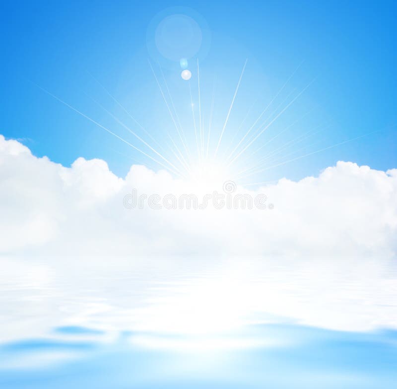 Sunlight Background with Cloud Stock Image - Image of beautiful ...