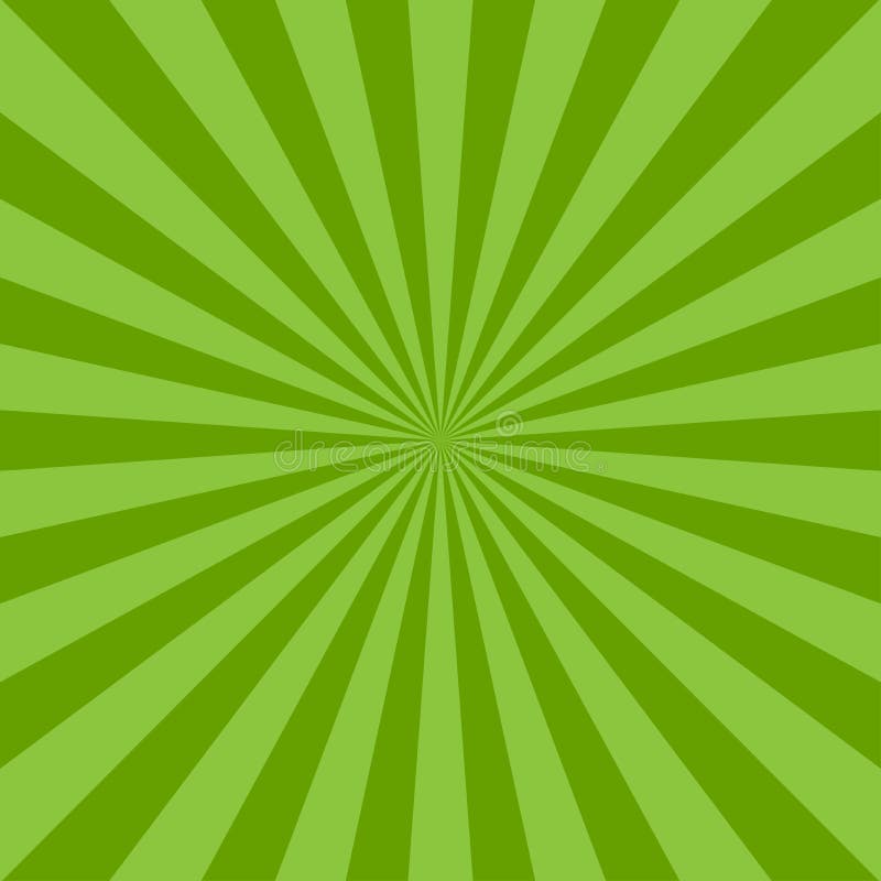 Sunlight Abstract Background. Green Color Burst Background. Vector ...