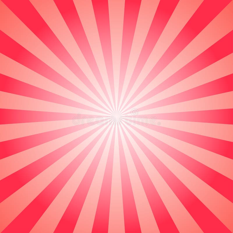 Sunlight Abstract Background. Red Burst Background. Vector Illustration ...