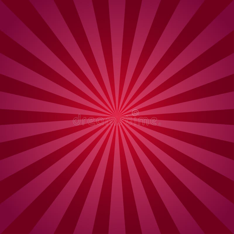 Sunlight Abstract Background. Red Burst Background. Vector Illustration ...