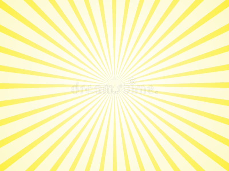 Sunlight Abstract Yellow Background. Retro Bright Backdrop with Sun ...