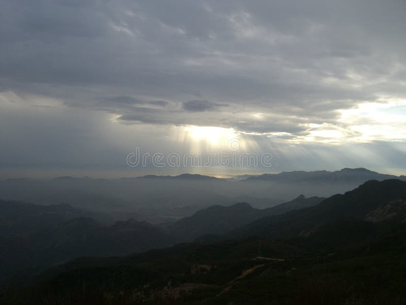 Sunlight Beaming Through Picture. Image: 3467350