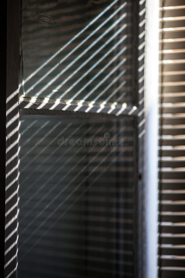 Sunlight through Blinds on a Hot Seville Day Stock Image - Image of ...
