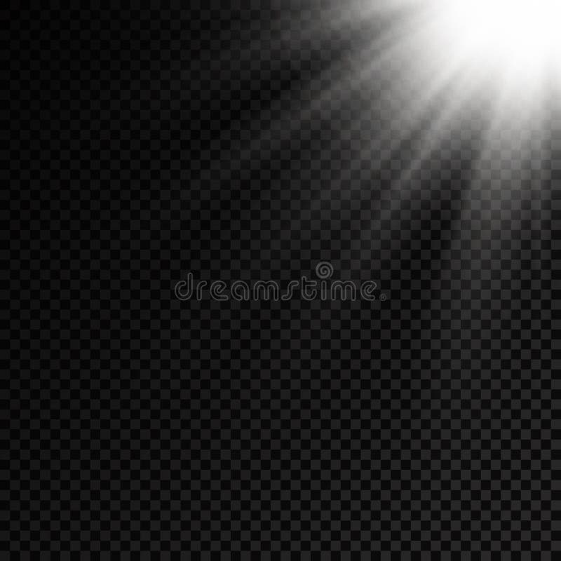 Sunlight with Bright Explosion, Flare Sun Rays. Stock Vector ...