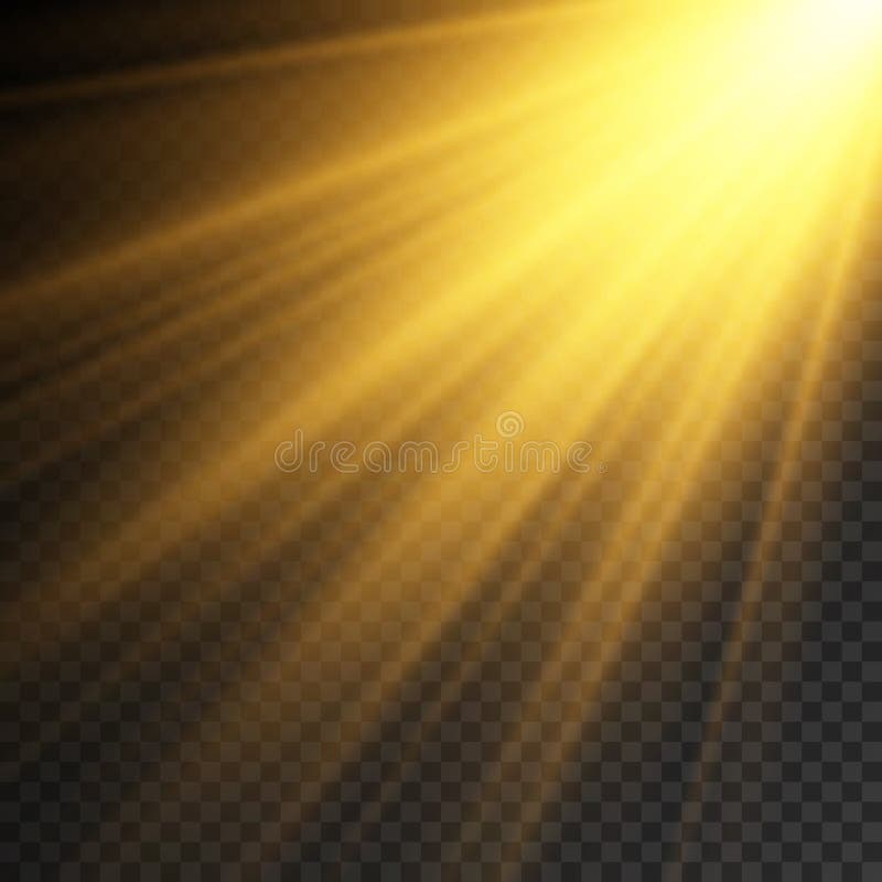 Sunlight with Bright Explosion, Flare Sun Rays. Stock Vector ...