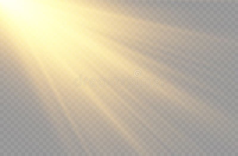 Sunlight with Bright Explosion, Flare Sun Rays. Stock Vector ...