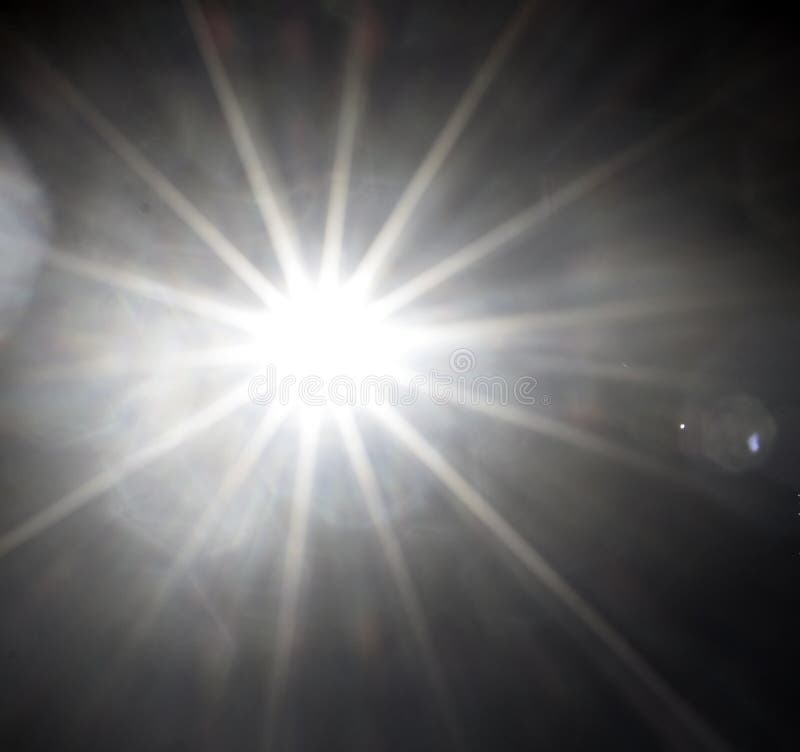 Sunlight Burst, Flare, Star Shaped. Stock Photo - Image of halo, filter ...