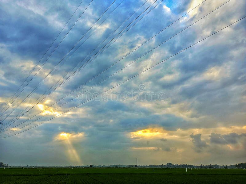 Thick Clouds Over the North Rim of Grand Canyon Stock Image - Image of ...
